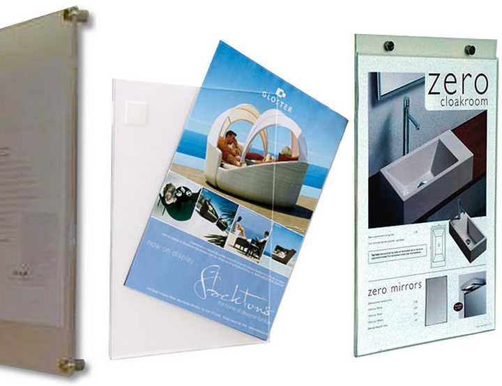 Wall Mounted Print & Poster Holders, Dispensers & Displays