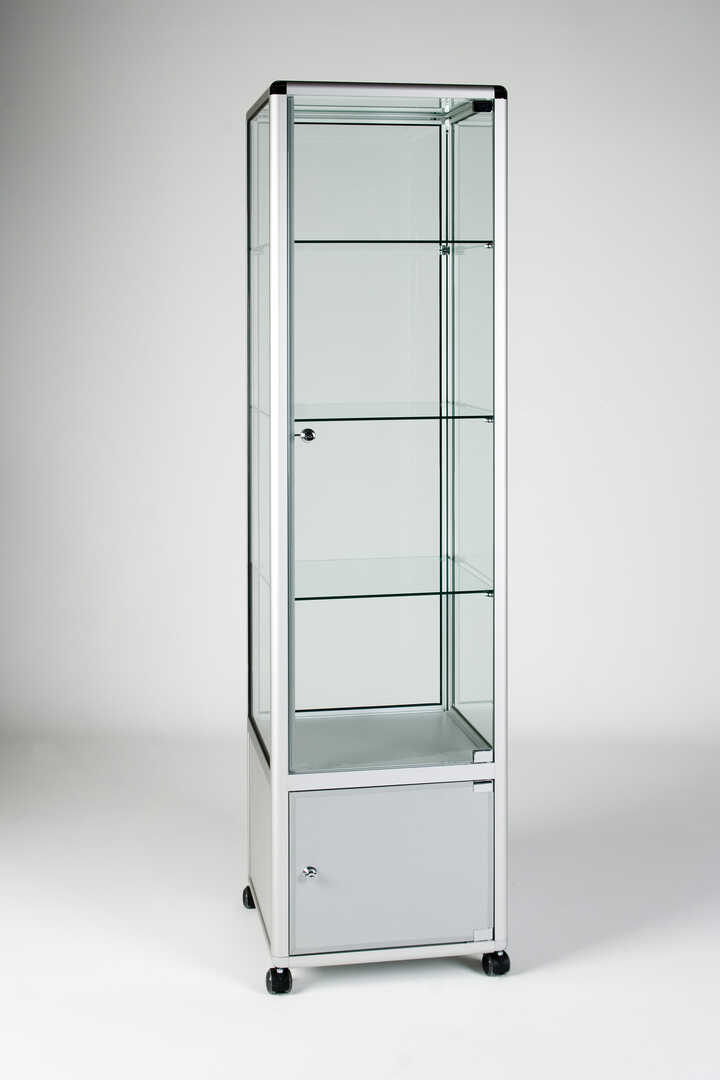 Glass cupboard store