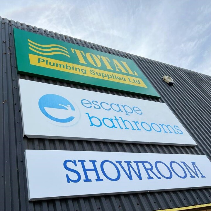 Folded Sign Tray - Aluminium