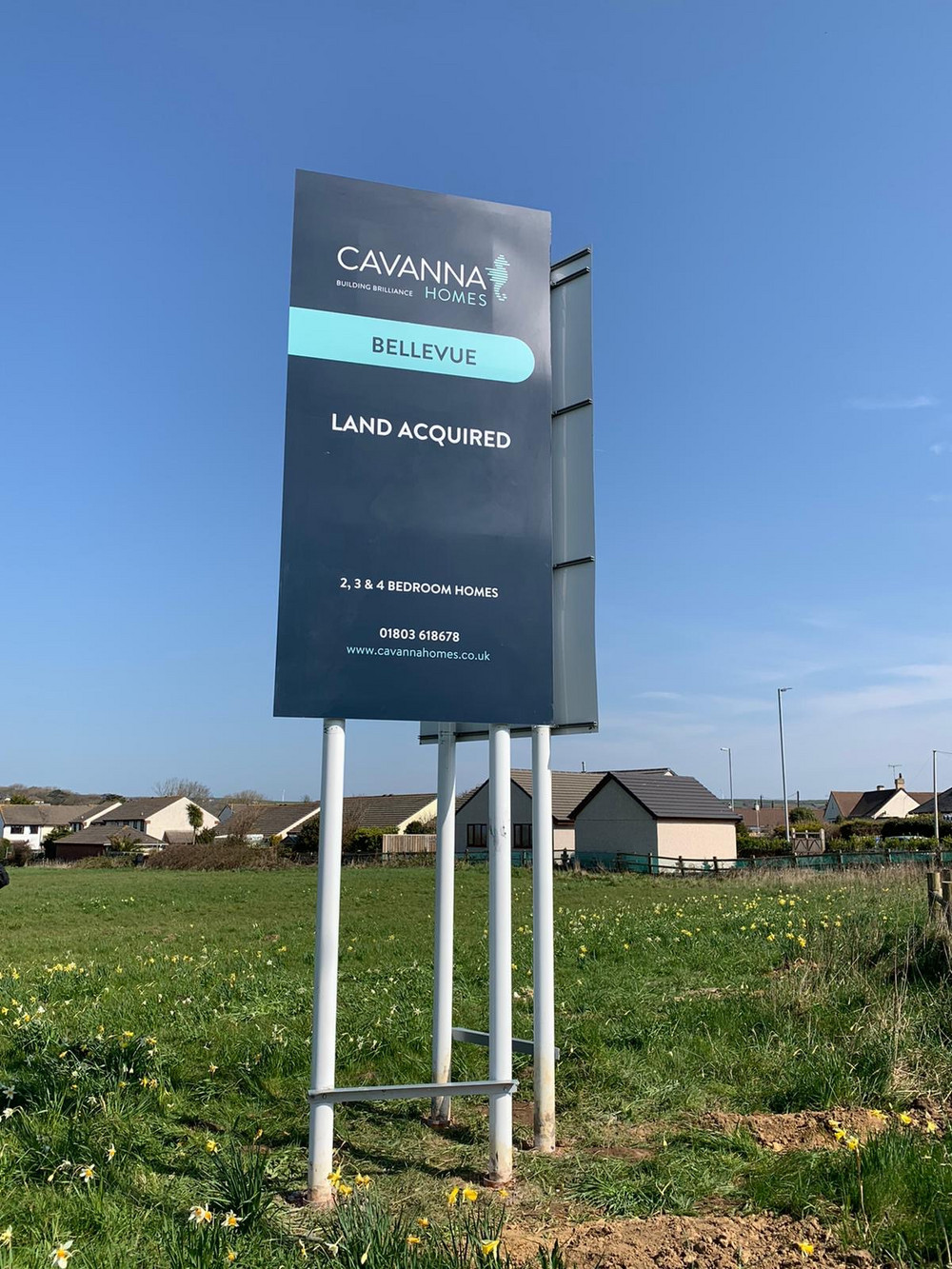 Building Site Signs - Cavanna Homes