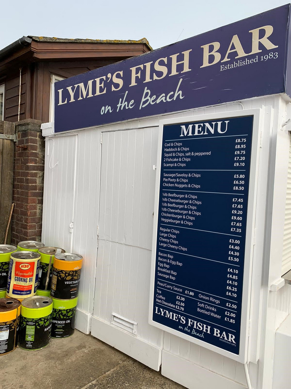 Custom Lightbox, ACM & Pavement Signage for Lyme Fish Bar