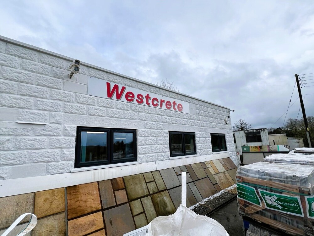 External Flat Panel Signage for Westcrete