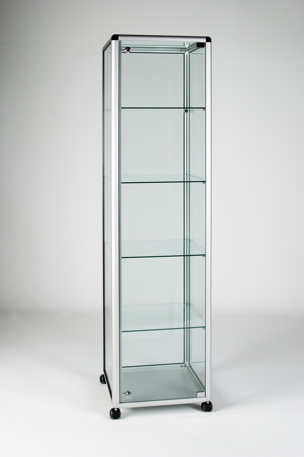 Glass Tower Cabinet Custom，Commercial Retail Store Tower 3 Tiers