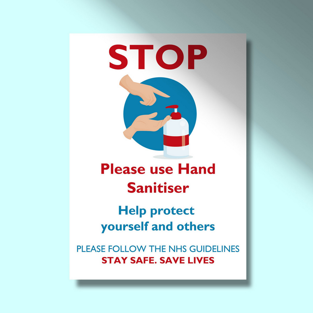 Hand Washing Printed Posters