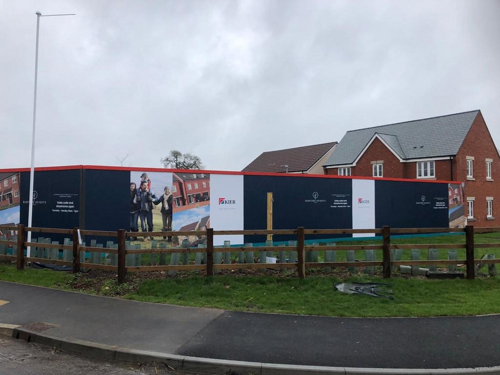 Hoarding Signage for Kier Living