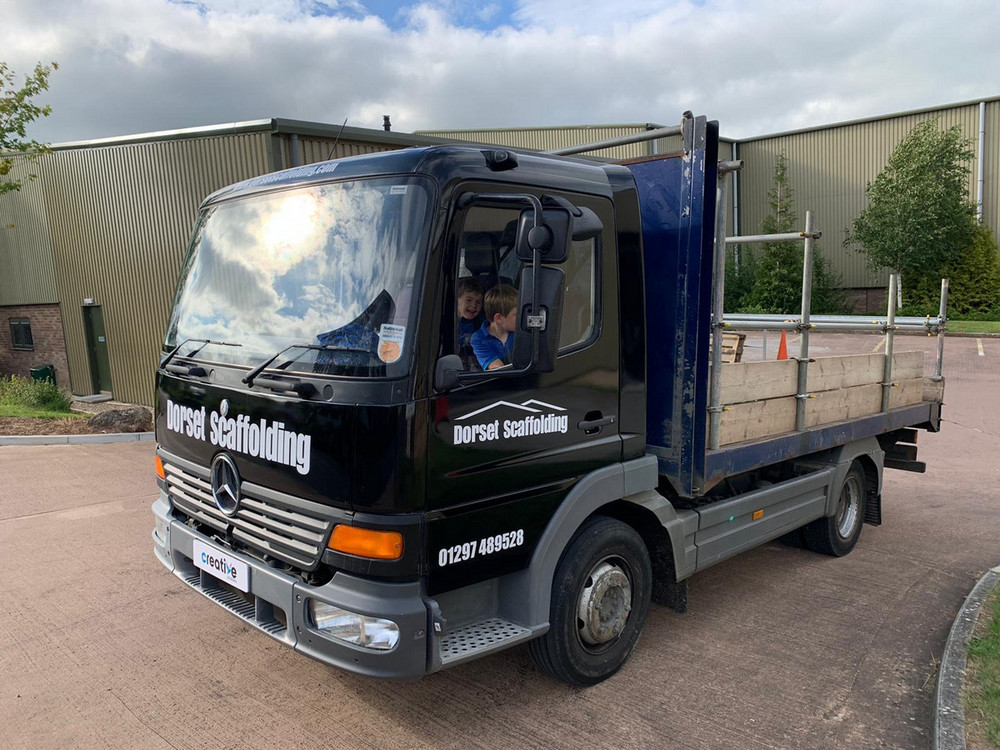 Lorry Graphics For Dorset Scaffolding