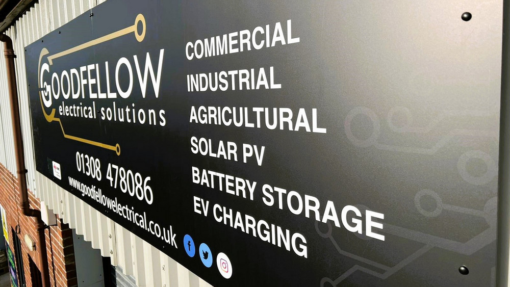 New ACM Fascia Panel for Goodfellow Electrical Solutions