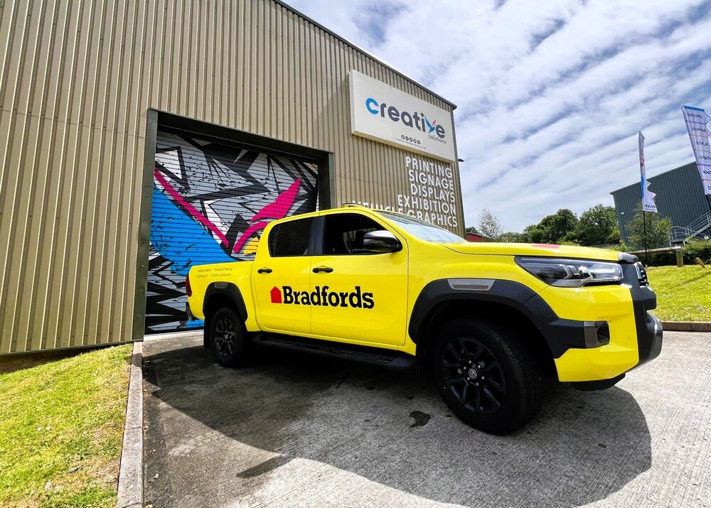New Fleet Graphics for Bradford's 6 Toyota Hilux Invincible X's