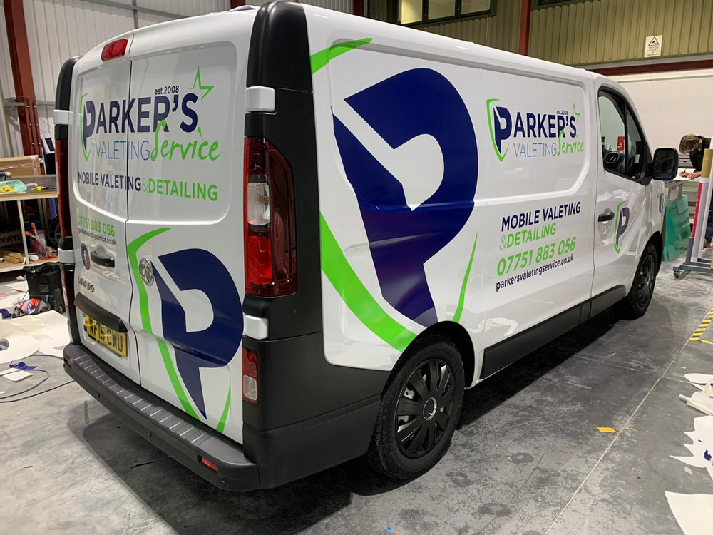 Parker’s Valeting Service Vehicle Graphics