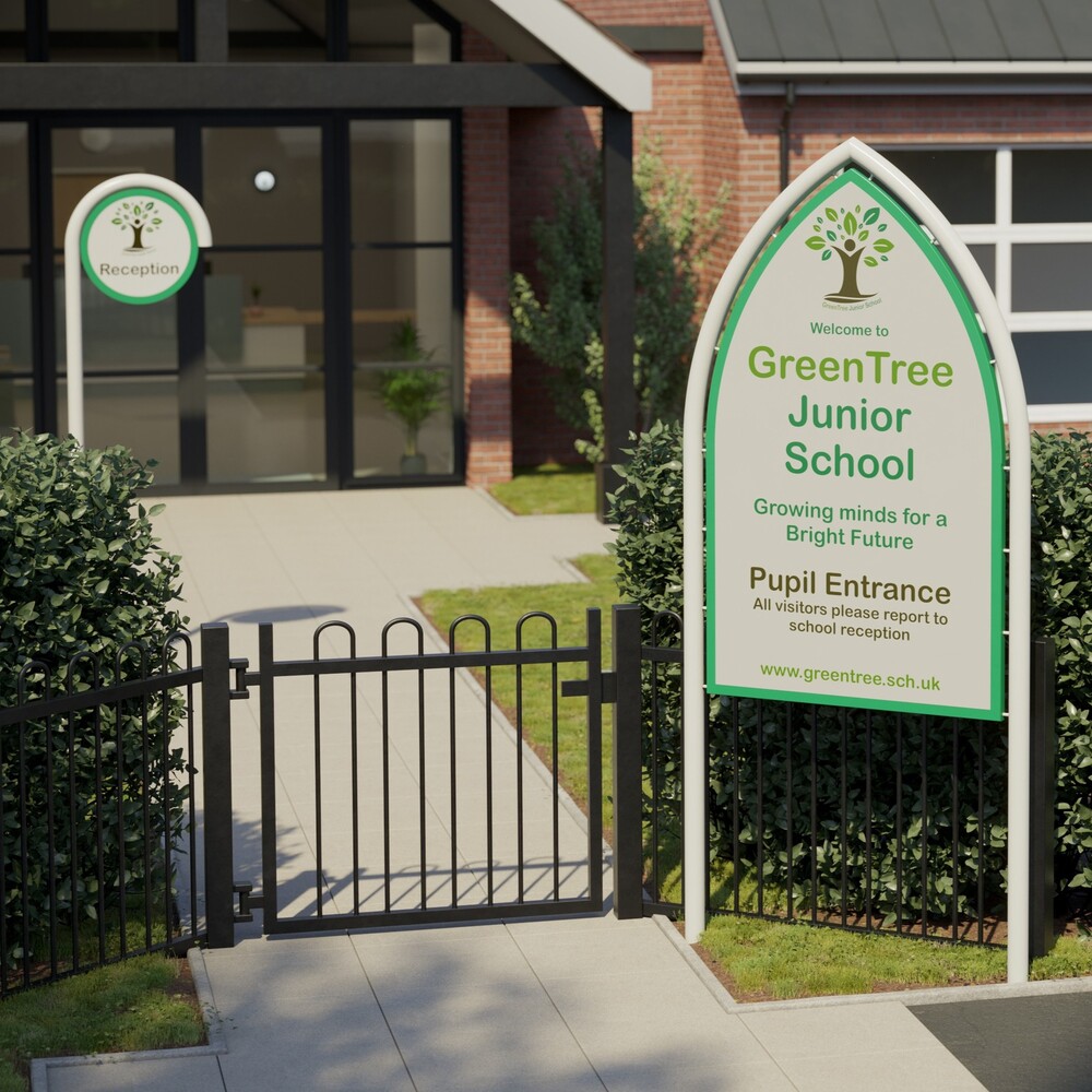 Post Mounted Hooped Signage Systems