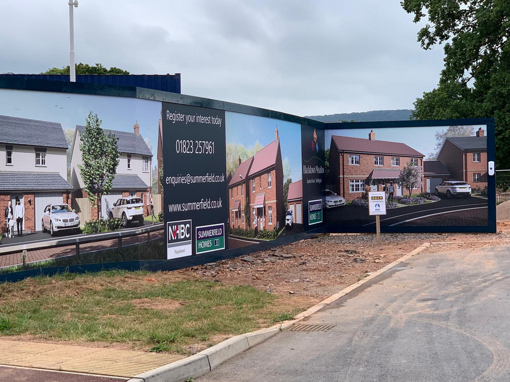 Printed Hoarding Boards and Hoarding Construction for Summerfield ...