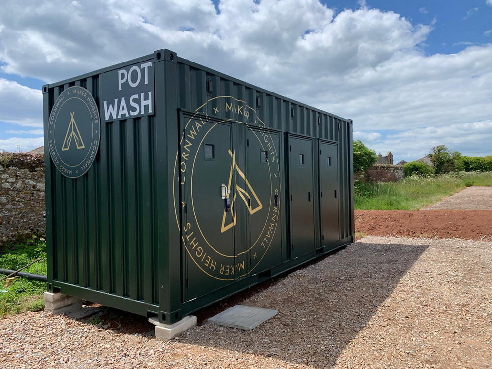 Shipping Container Graphics for The Sea Forts - Maker Heights Campsite
