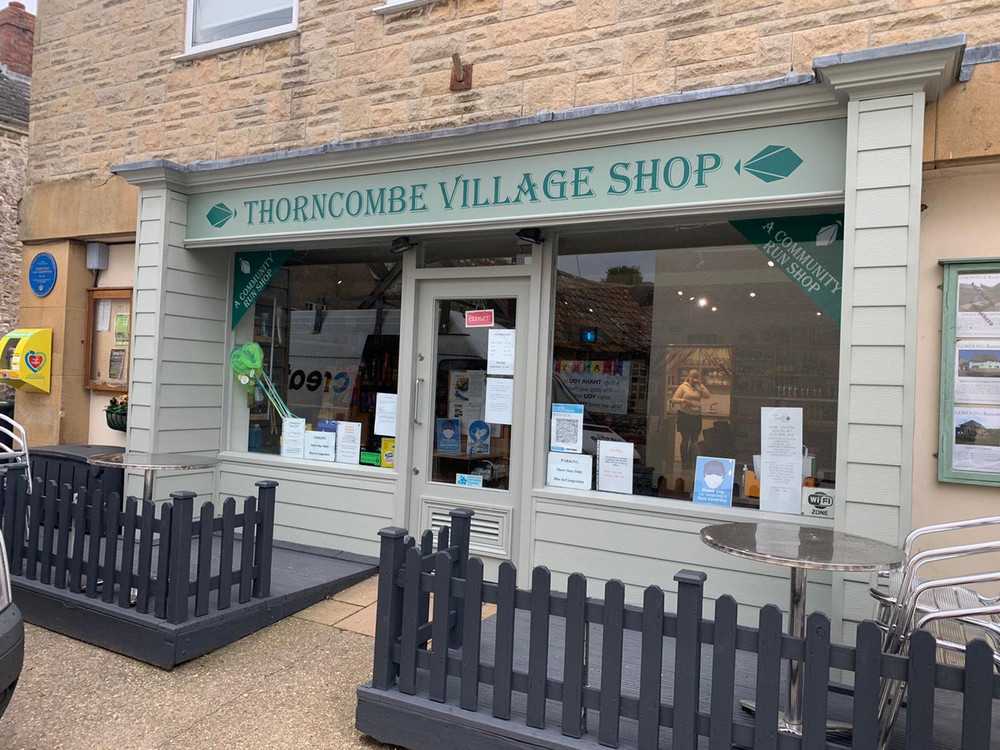 Shop Signs for Thorncombe Village Shop