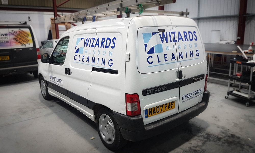 Van Signwriting for Wizards Window Cleaning