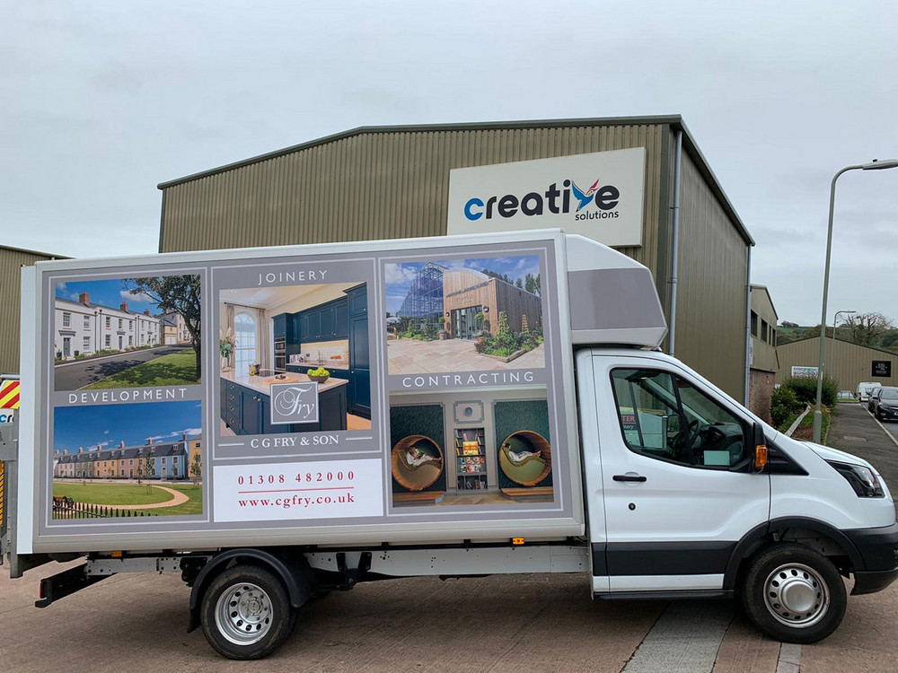 Vehicle Graphics for C G Fry and Son Ltd