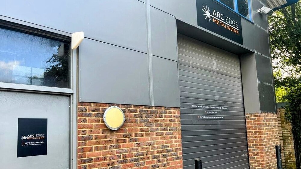 Vinyl Signage & Roller Door Graphics for Arc Edge Metalwork