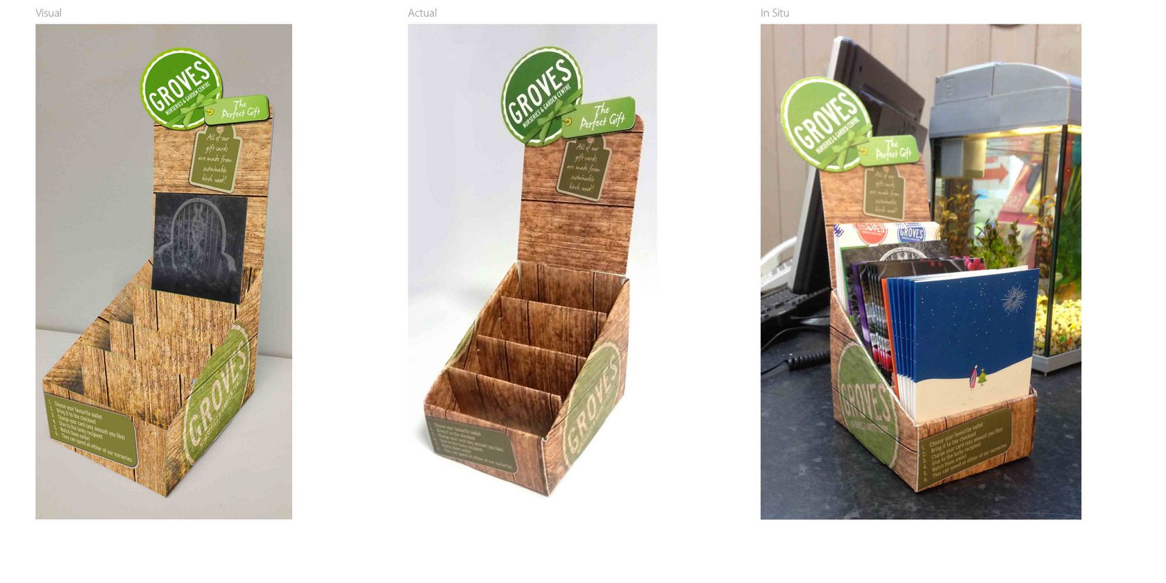 Case Study: Gift Stands Design for Groves Nursery & Garden Centre