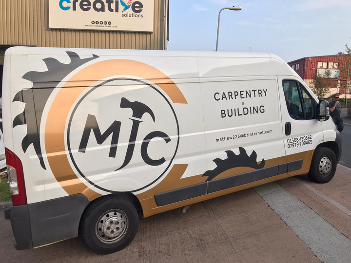 Van Graphics and Design for MJC Carpentry