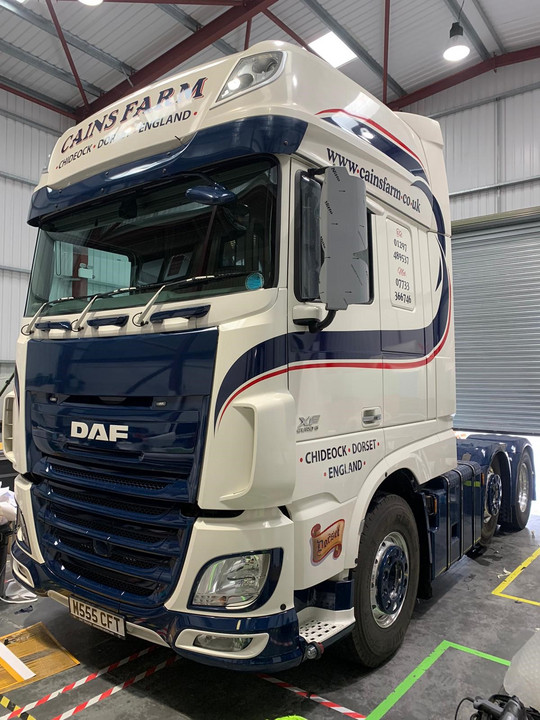 Vinyl Vehicle Graphics for Cains Farm Lorry