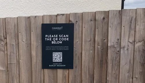 QR Code Signage for Cavanna Homes