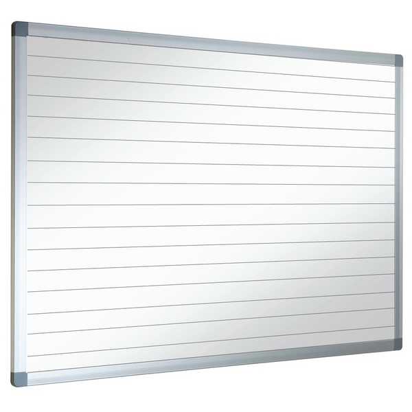Magnetic Framed Whiteboard with Lines or Grids