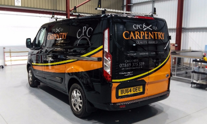 Vehicle Graphics Design & Logo Design for CPC Carpentry